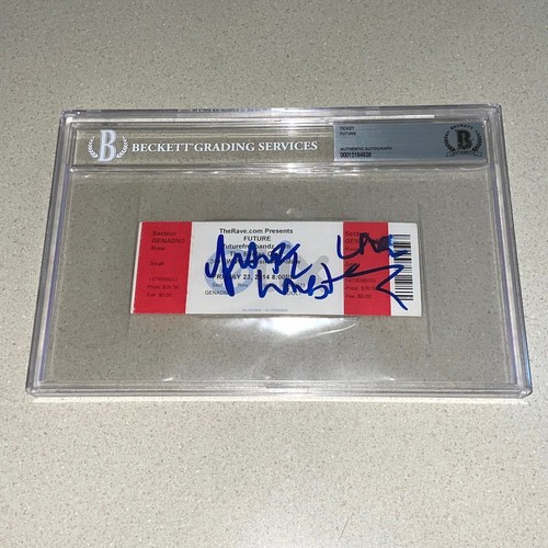 FUTURE RAPPER signed autographed CONCERT TICKET 5/23/2014 BECKETT BAS ...