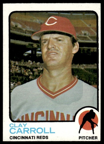 1973 Topps Clay Carroll Cincinnati Reds #195 | eBay