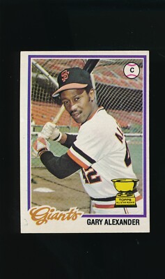 1978 Topps #624 Gary Alexander * Catcher * San Francisco Giants * EX-MT ...