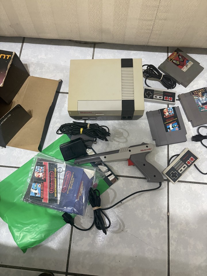 🎮 Nintendo NES Action Set in Box (Untested) 🎮 | eBay