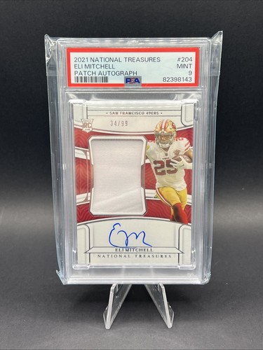2021 Panini National Treasures - Rookie Patch Autograph Elijah Mitchell ...