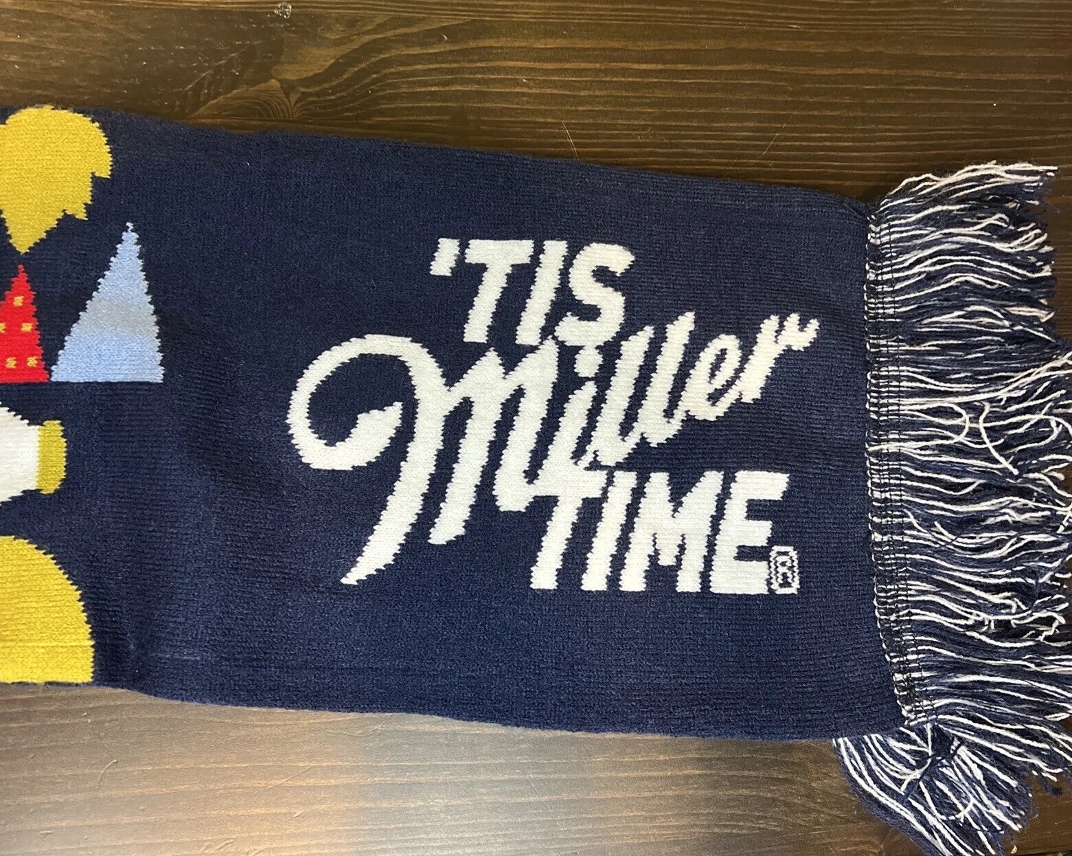 Miller Lite “Tis Miller Time” Men’s Christmas Scarf - Gem