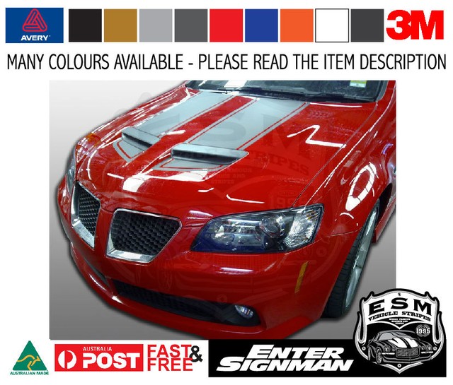 ESM Track Stripes (racing Stripes) to Fit Ve Holden Ute - Avery Wrap ...
