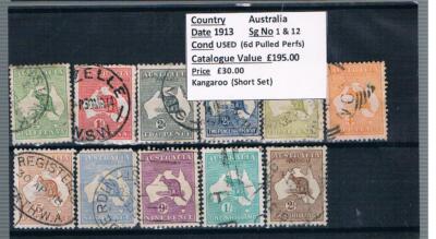 Australian Stamp Sets - 1855 - 1972 - Used | eBay