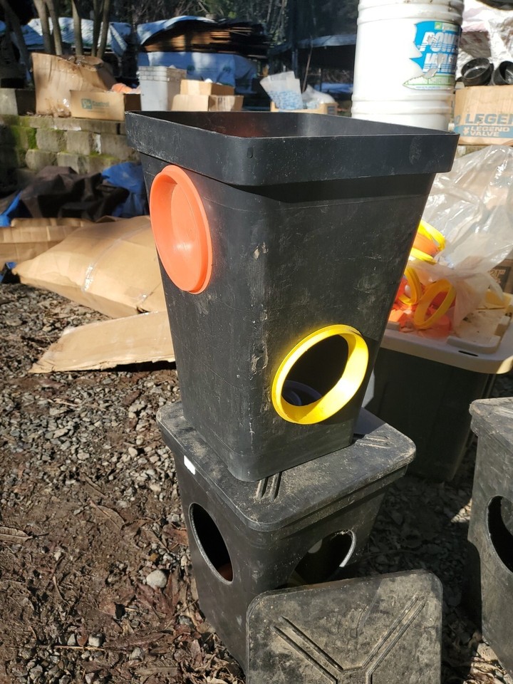 Tuff Tite Septic 4" Drop Box w/ Lid ,plugs, Size Adapters | eBay