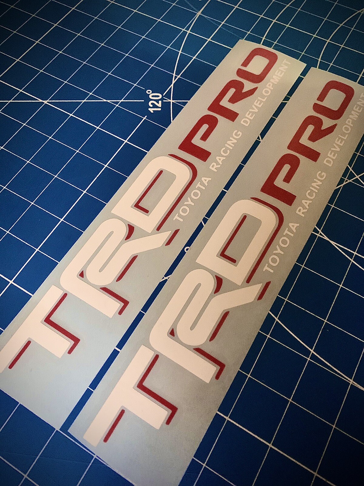 TRD PRO Vinyl Decal Sticker Set Of 2 For Toyota Tacoma Tundra 4 Runner ...