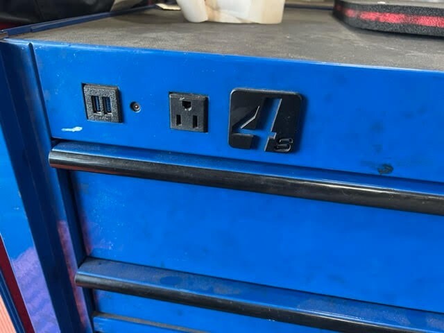 2020 Blue Matco 4S Triple Bay Tool Box with Power Drawer | eBay