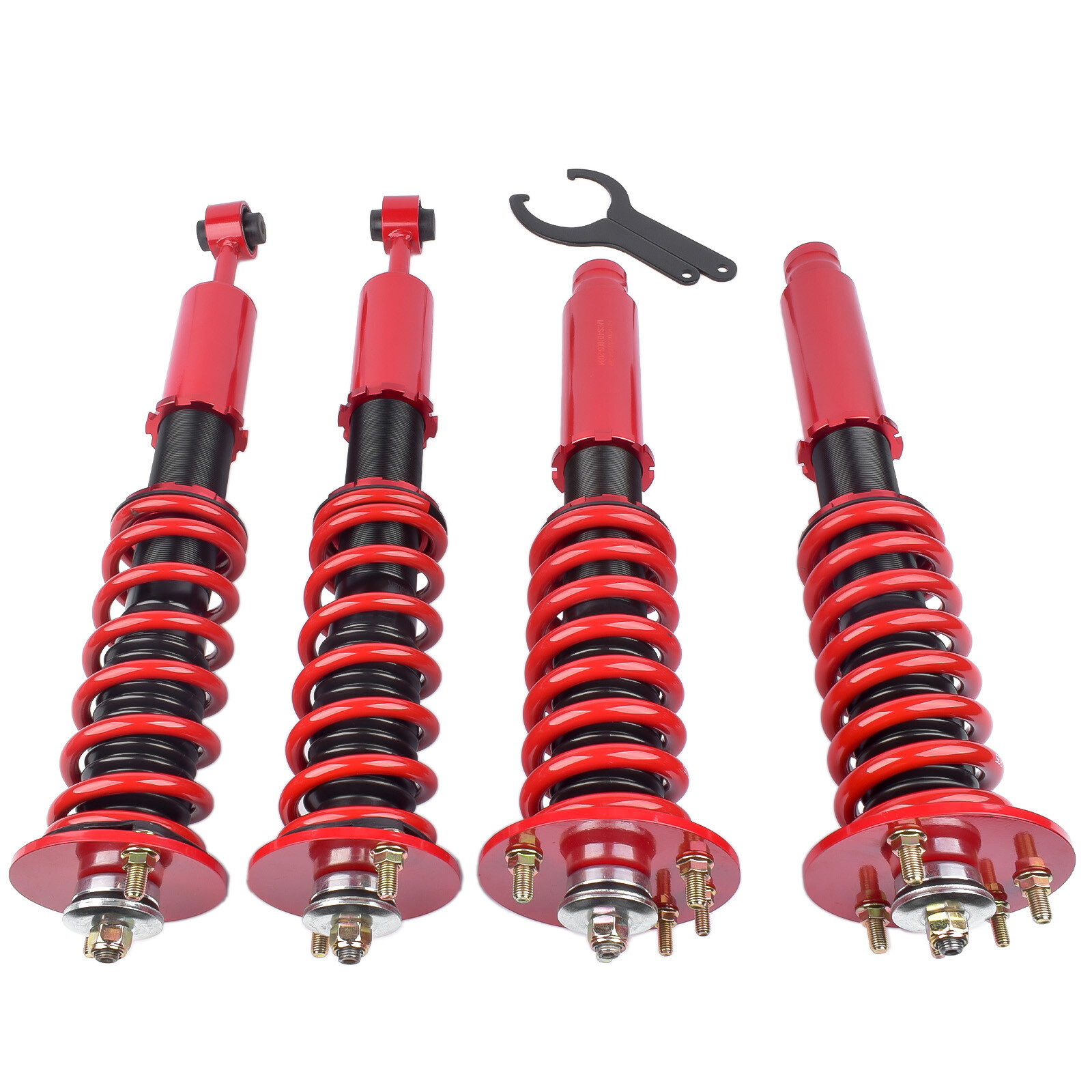 Coilovers Struts Shocks Suspension Kits Adj. Height For 98-02 Honda ...