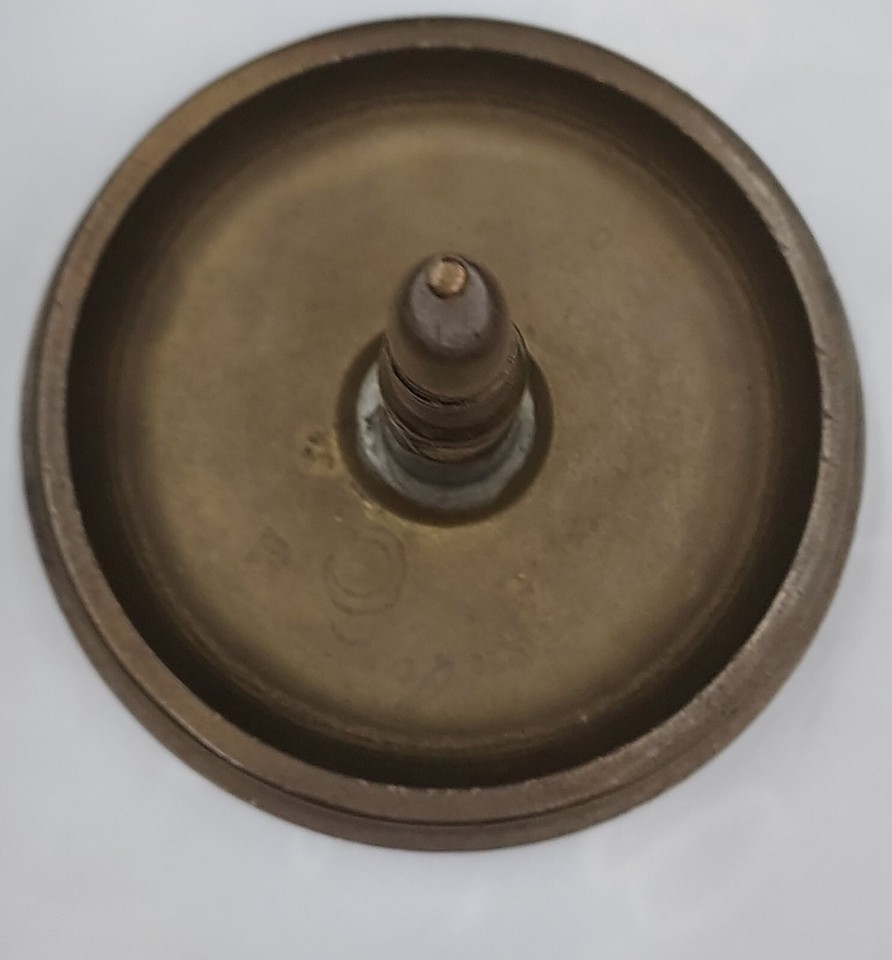 Vintage Signed and Dated WW II Heavy Solid Brass Trench Art Bullet ...