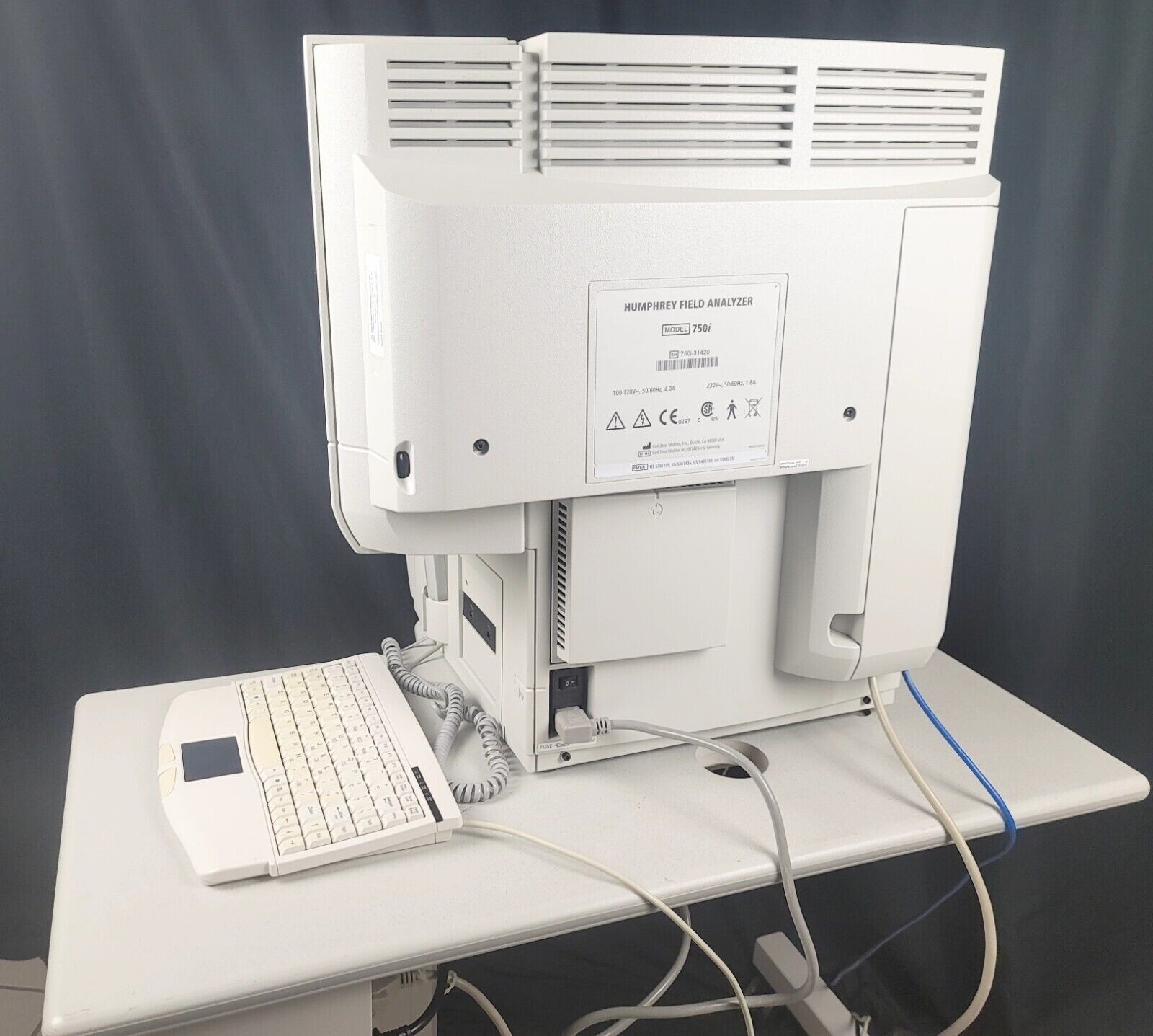 Zeiss Humphrey HFA II 750i Visual Field Analyzer w/ USB Port: Doctor ...