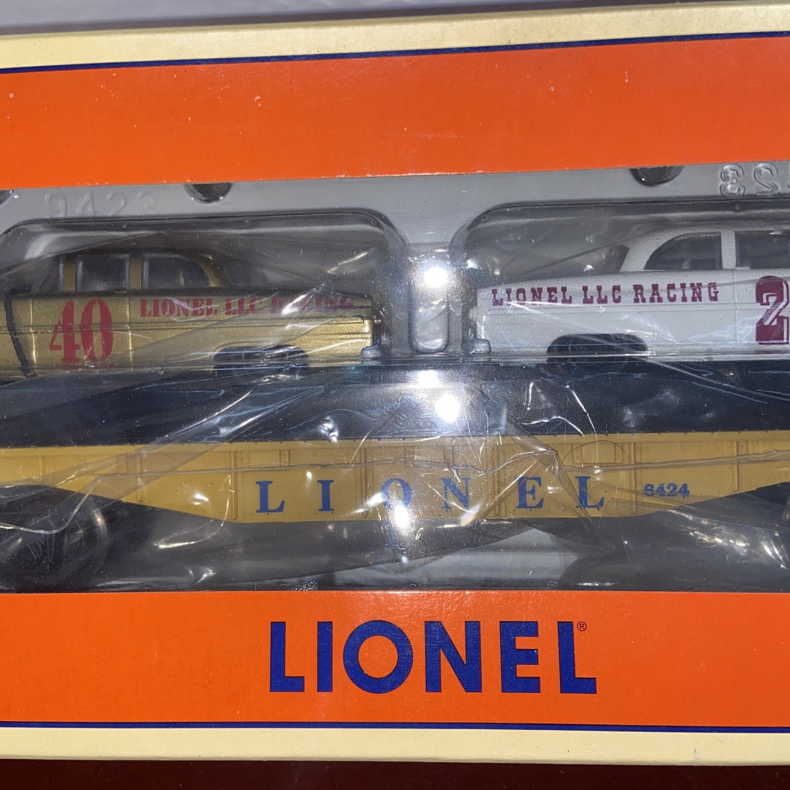 Lionel 6-19423 Circle-l Flatcar With Racing Stock Cars 1996 C10 for ...