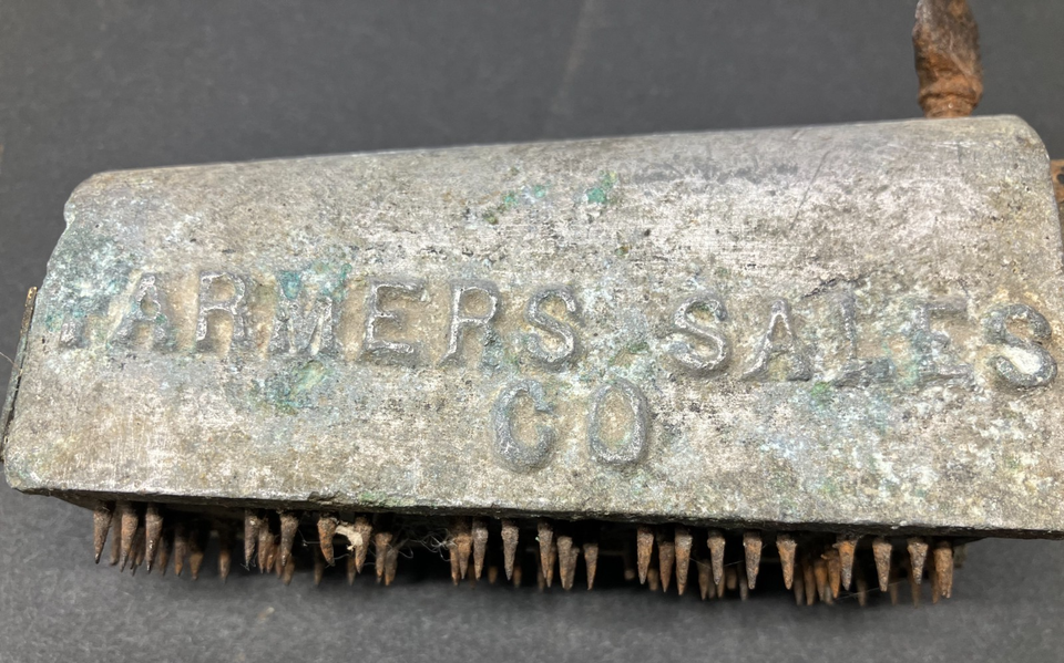 Antique Butcher Shop Meat Tenderizer Farmers Sales Co So. Omaha Nebra ...