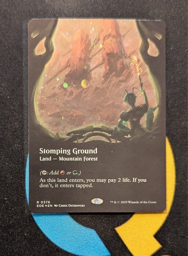 Stomping Ground Galaxy Foil Borderless Rare Edge of Eternities EOE 378 ...