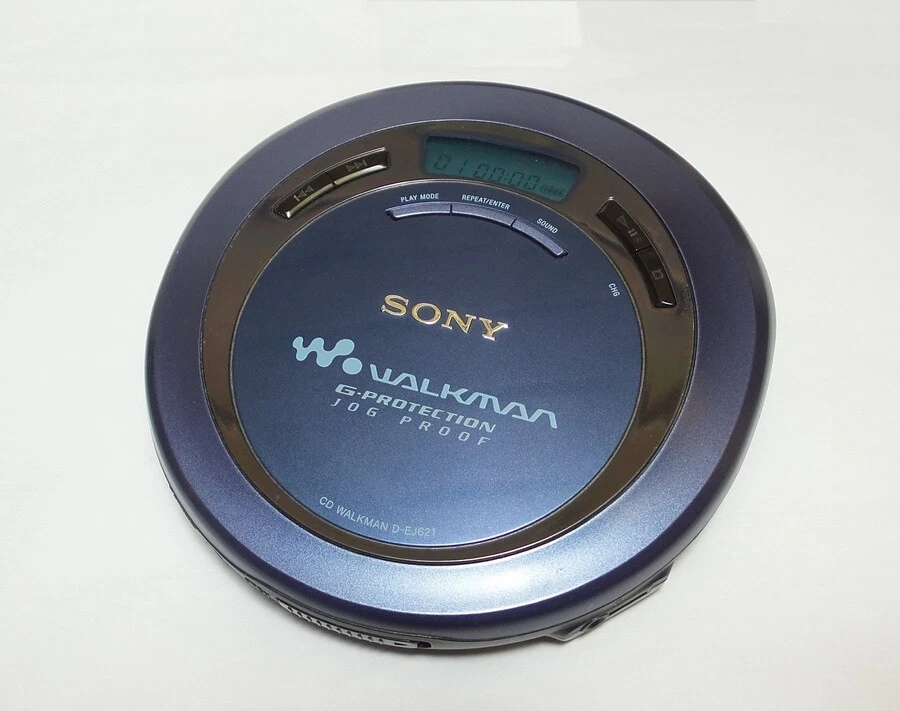 Sony Walkman Cd Player Blue