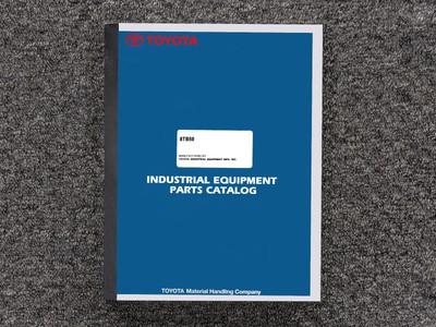 Toyota 8TB50 Tow Tractor Parts Catalog Manual | eBay