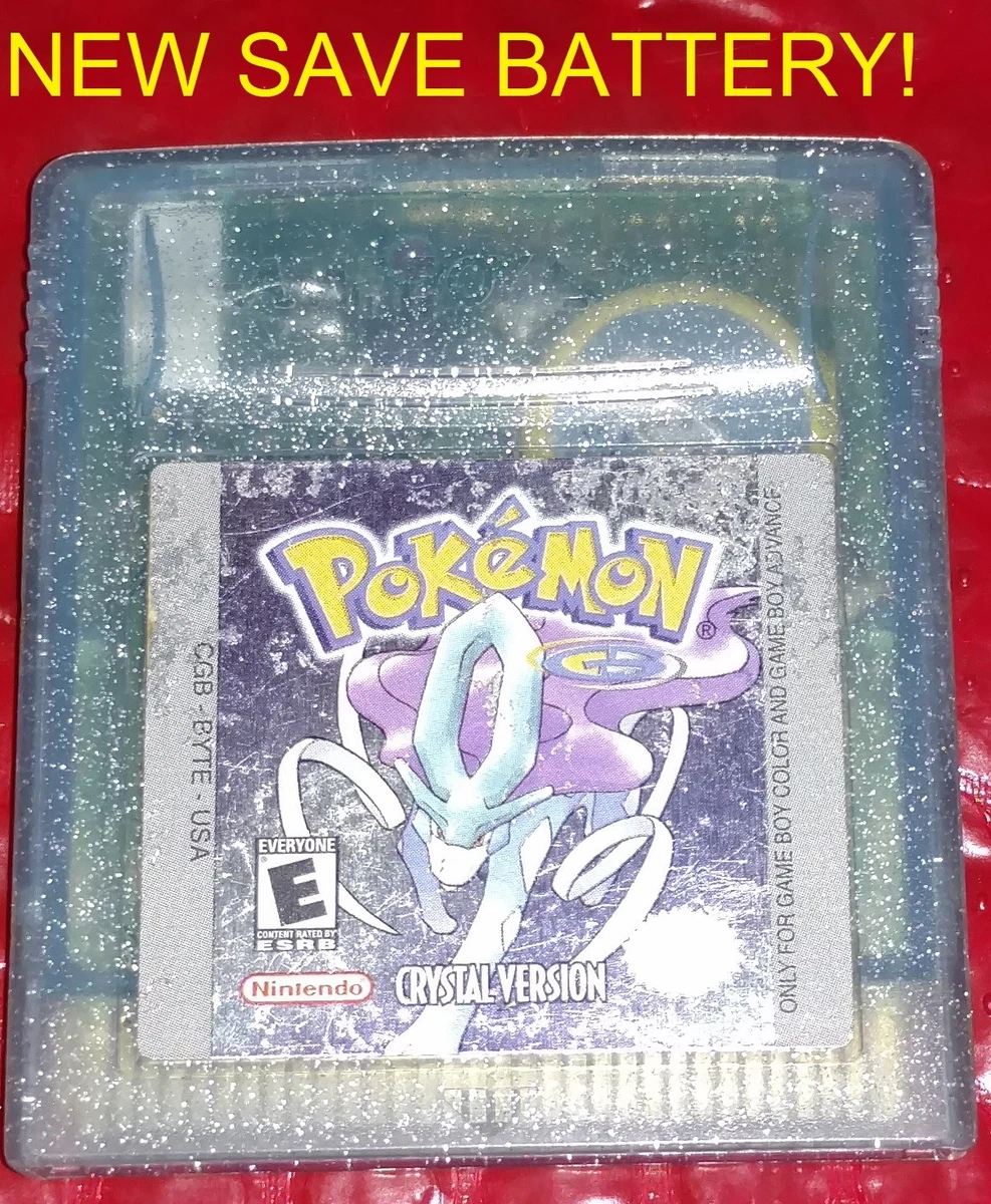 Nintendo Game Boy Pokemon Crystal Version tested works gameboy rare ...