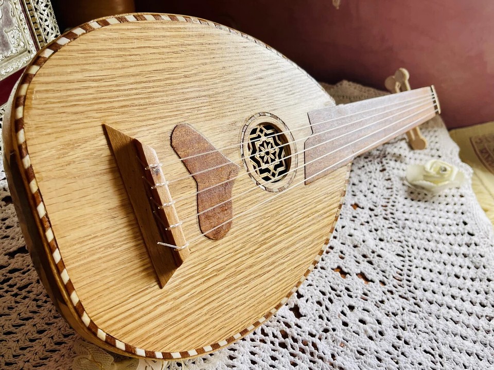 New Lute OUD Music Arabic Small 5 String instrument Wood Decoration ...