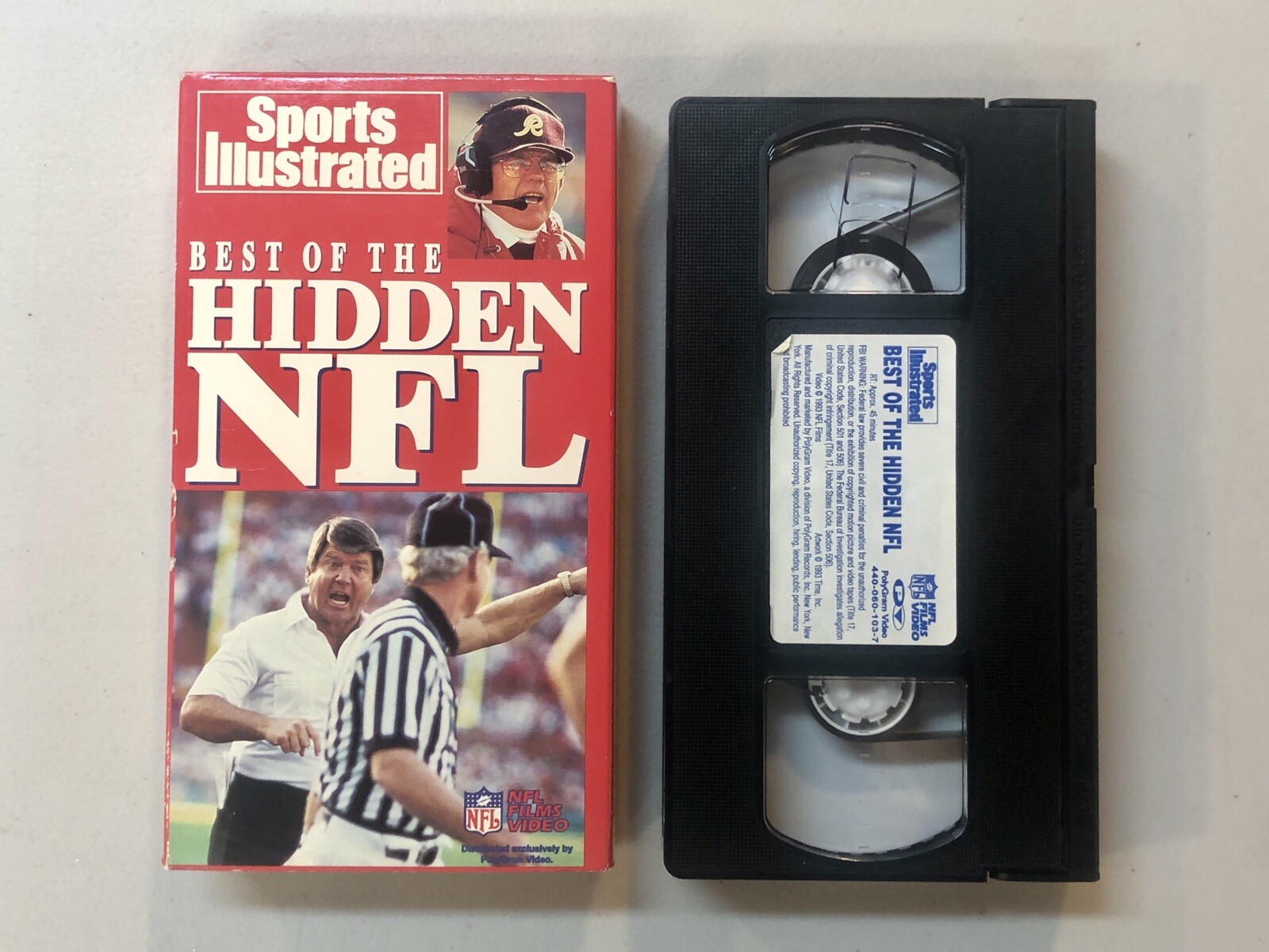 Sports Illustrated Best of the Hidden NFL VHS Tape RARE 1993 ...