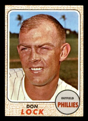 1968 Topps Baseball #59 Don Lock EX *e2 | eBay
