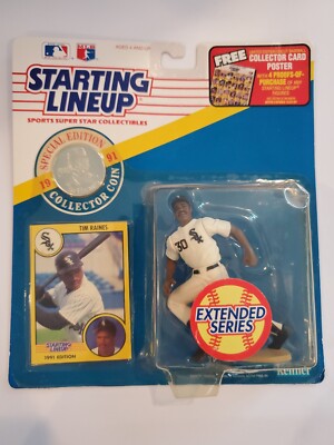 1991 TIM RAINES Chicago White Sox Starting Lineup W/ Card and Collector ...