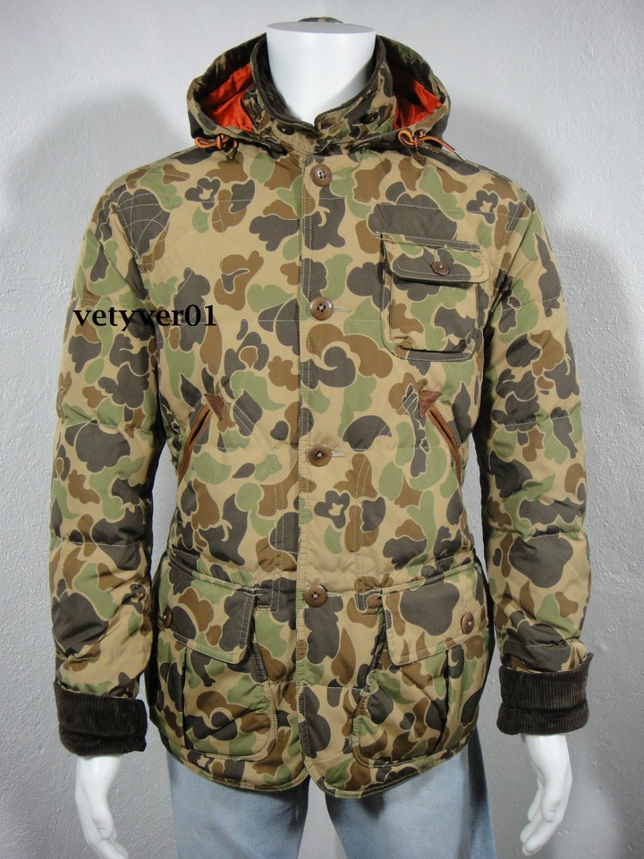 Polo RALPH LAUREN Military Hunting Anorak Camouflage Quilted Down ...