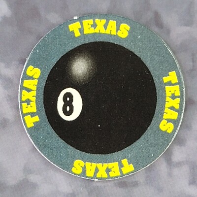 POG Milkcap Vintage 90's Retro - 8-Ball Texas | eBay
