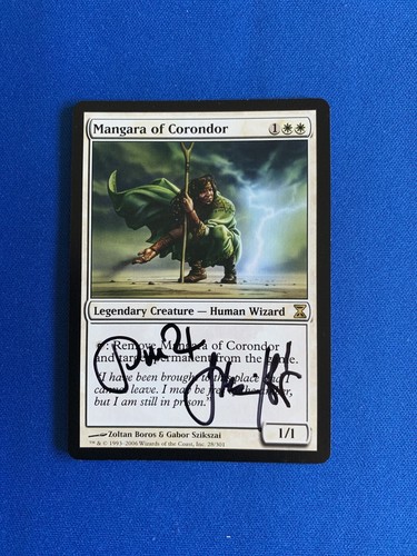 MTG Magic Mangara Of Corondor Signed Artist Proof Time Spiral Boros ...