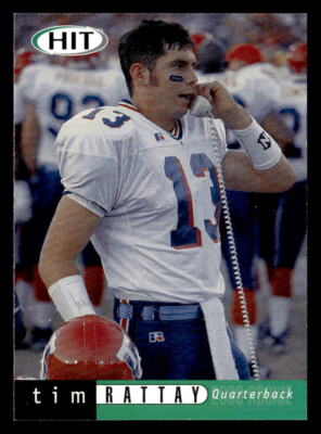 Tim Rattay 2000 SAGE HIT Card #13 Louisiana Tech Bulldogs | eBay