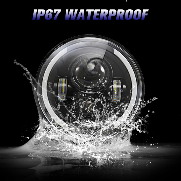 2x Fit Mazda Miata 1990-1997 MX5 MX-5 7"Round LED Headlights Hi/Lo Beam ...