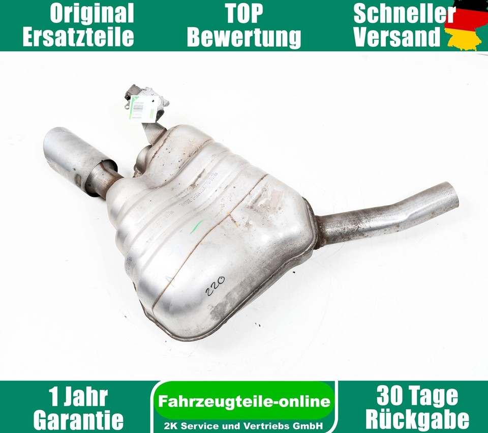 Audi A4 8K B8 8K0253611BB Terminale Silenziatore Scarico Destro 1.8 ...
