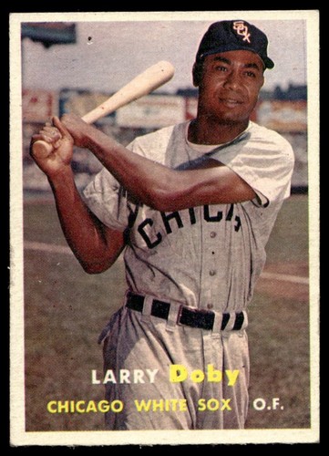 1957 Topps Larry Doby Chicago White Sox #85 C36 | eBay