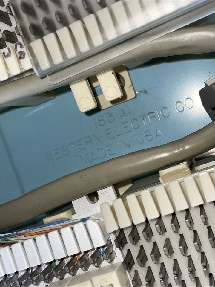 4 Ea. Bell System 66A1-50 Punch Down Terminal Block W/W Electric ...