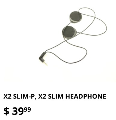 🔥 CHATTERBOX X2 SLIM X2 Slim-P UNIVERSAL HEADSET SPEAKERS ONLY ...