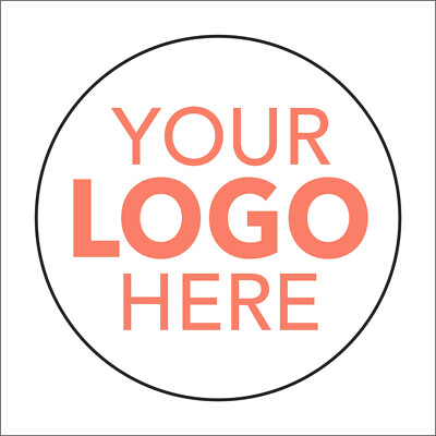 LOGO Printed Round Stickers, Personalised Stickers - Company Name ...