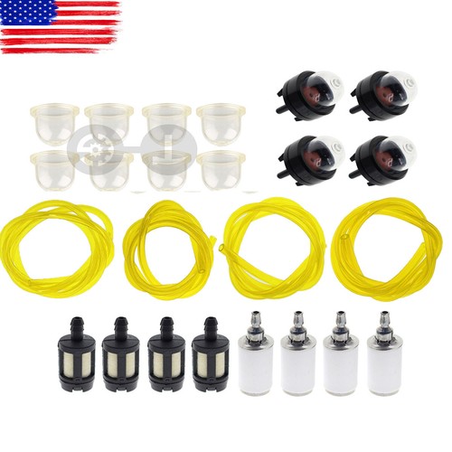Carburetor Fuel Filter Line Primer Bulb For Poulan Chainsaw 2050 2150 ...
