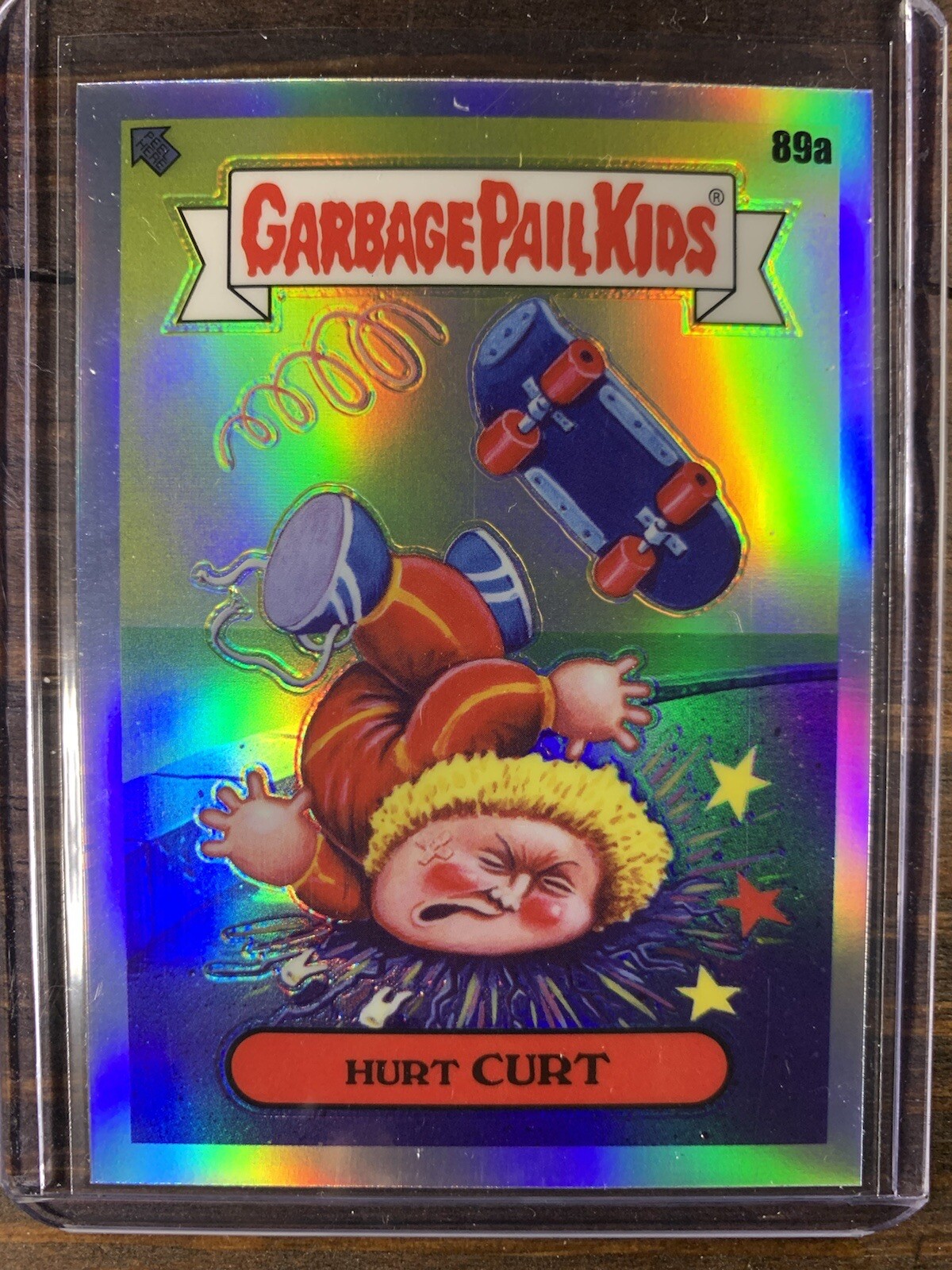 2020 Topps Chrome Hurt Curt Silver Refractor Card Garbage Pail Kids ...