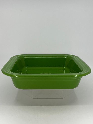 FIESTAWARE 9 x 9 square baker SHAMROCK GREEN FIESTA CASSEROLE DISH ...