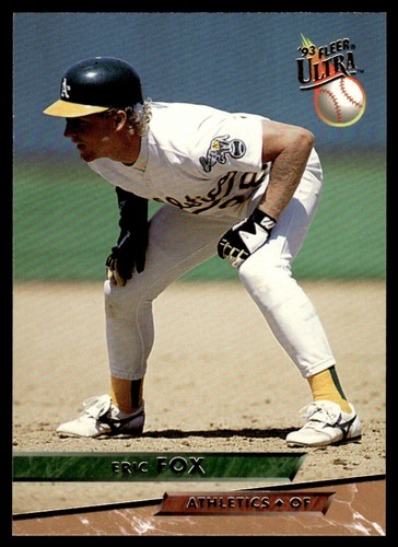 1993 Ultra #605 Eric Fox Rookie Oakland Athletics | eBay
