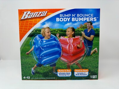 BANZAI BUMP N' BOUNCE BODY BUMPERS™ Inflatable 2 Sets Red & Blue ...
