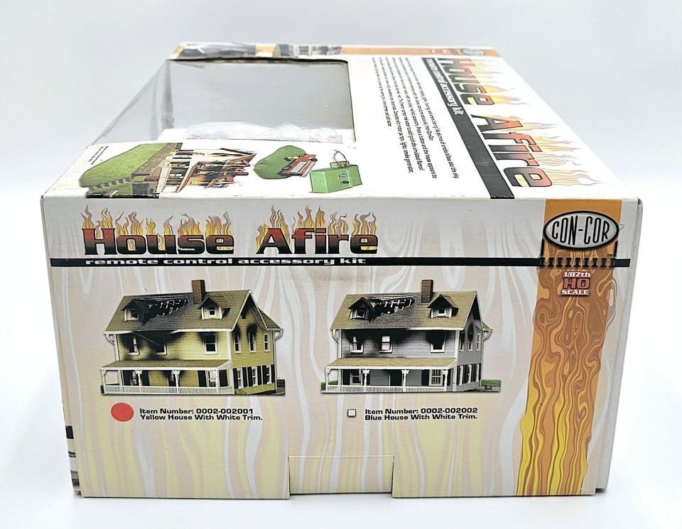 HO Con Cor House Afire Assembled Remote Control Accessory/ BRAND NEW | eBay