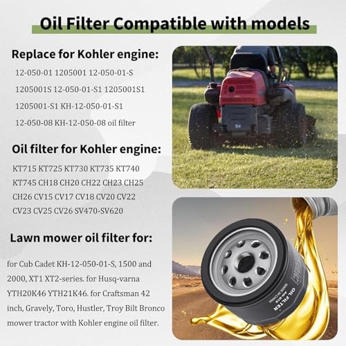 4x Oil Filter for Kawasaki FR691V FR730V FR651V FR600V FX600V FX730V ...