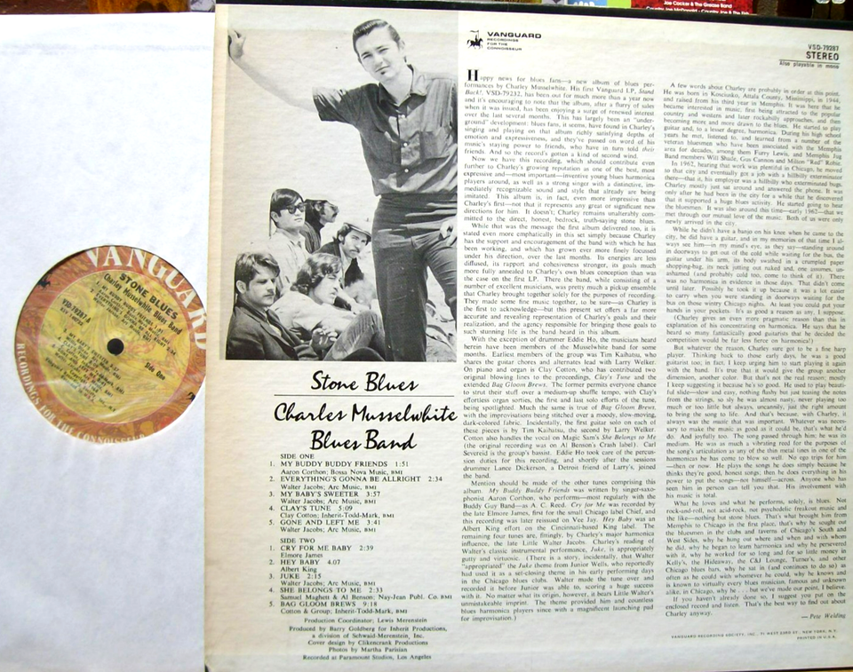 Charles (Charlie) Musselwhite Blues Band / Stone Blues (Import, sehr ...