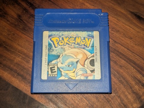 Pokemon Blue & Silver (Nintendo GameBoy Color, 1998, 2001) Cartridges ...