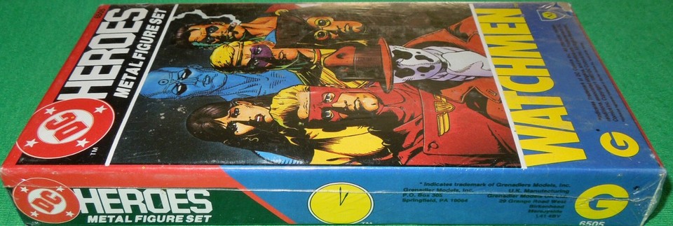 Vintage 1987 Grenadier Models DC Heroes RPG Watchmen 25mm Metal Figures ...