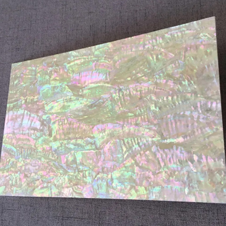 1x Abalone Shell Veneer Sheet Inlay 9 1/2"x5 1/2"x1/64" (240x140mm ...