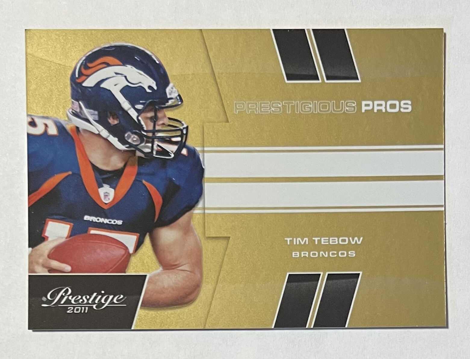 Tim Tebow 2011 Panini Prestige Prestigious Pros Denver Broncos Card #48 ...