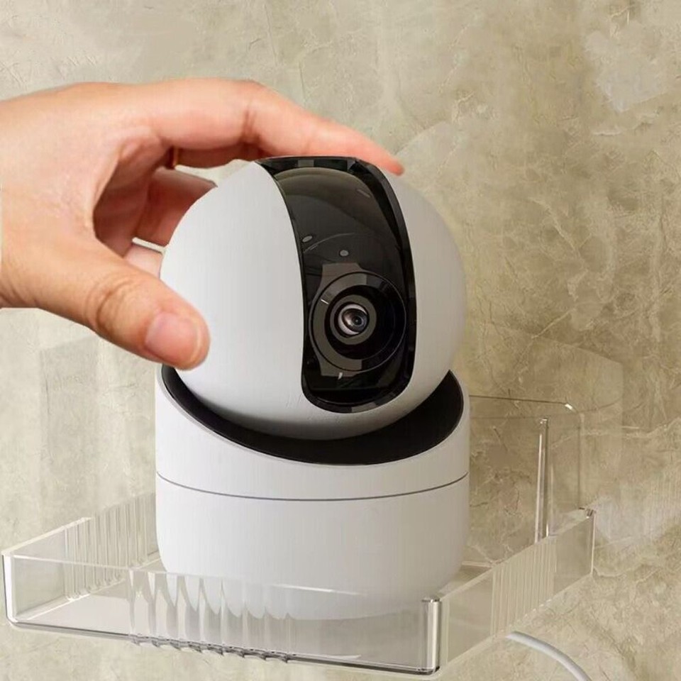 Fixed Acrylic Mount Display Shelves Plastic Security Camera Rack ...