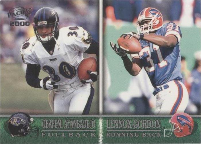 2000 Pacific Lennox Gordon Obafemi Ayanbadejo #396 for sale | eBay