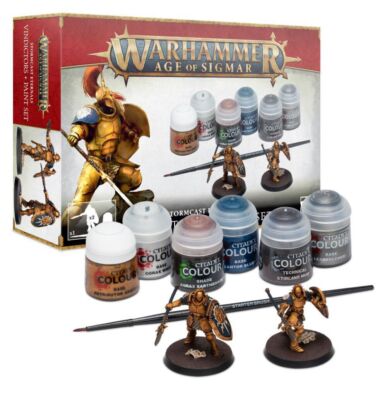 AOS STORMCAST ETERNALS VINDICATORS + PAINT SET (EL) GAMES WORKSHOP 10% ...