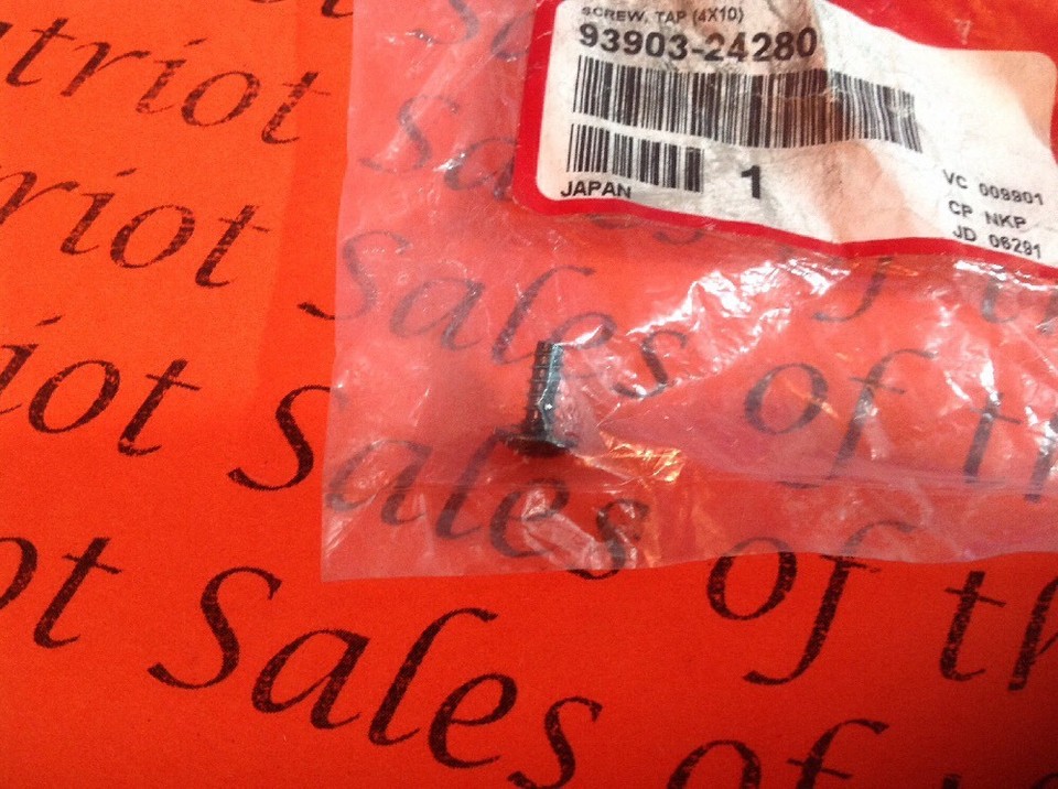 Honda Part # 93903-24280 SCREW, TAP (4X10) | eBay